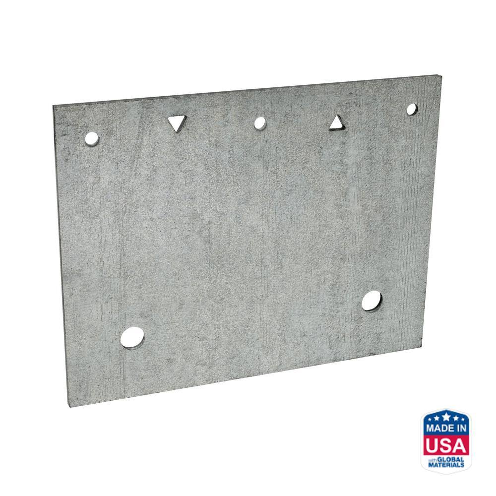 Simpson Strong-Tie FRFP 7 in. x 9 in. Retrofit Foundation Plate FRFP ...