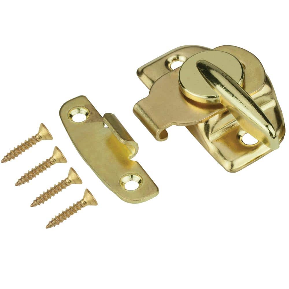 Everbilt Bright Brass Steel Window Sash Lock with Tight Seal 20307 ...