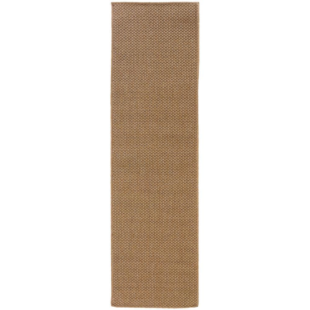 Home Decorators Collection Sanibel Natural 2 ft. x 8 ft. Indoor/Outdoor ...