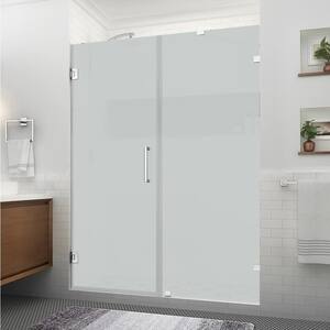 DreamLine Flex 32 in. x 32 in. x 74 3/4 in. Framed Pivot Shower Door in Chrome with Shower Base ...