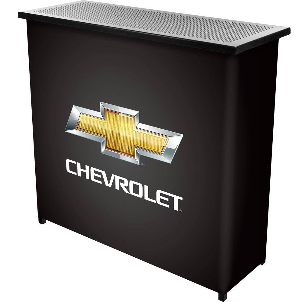 Chevrolet Black 36 in. Portable Bar GM16-HD - The Home Depot
