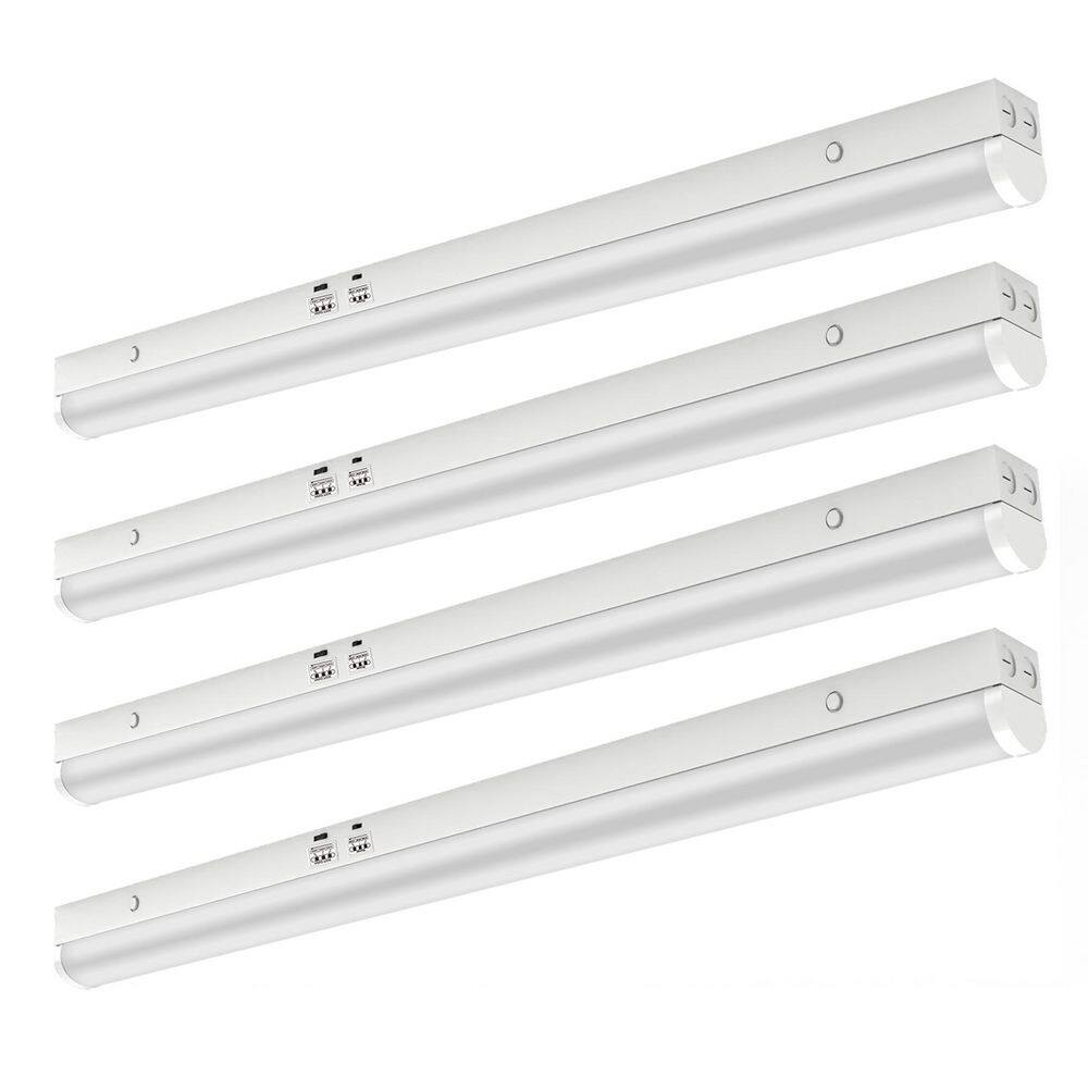 KOAOEIRS 3.38 ft. White Integrated LED Flush Mount Strip Light for ...