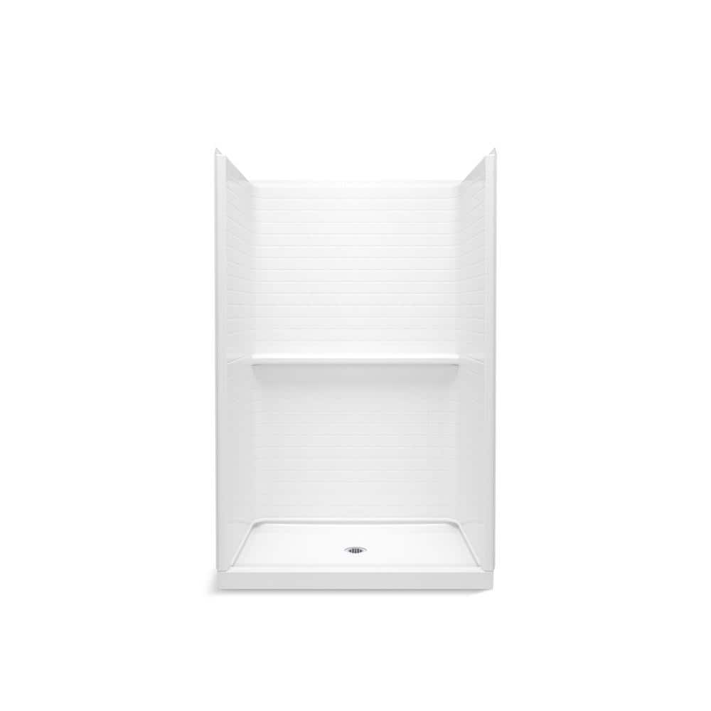 Sterling Traverse 48 in. x 34 in. x 72.25 in. Single Threshold Center ...