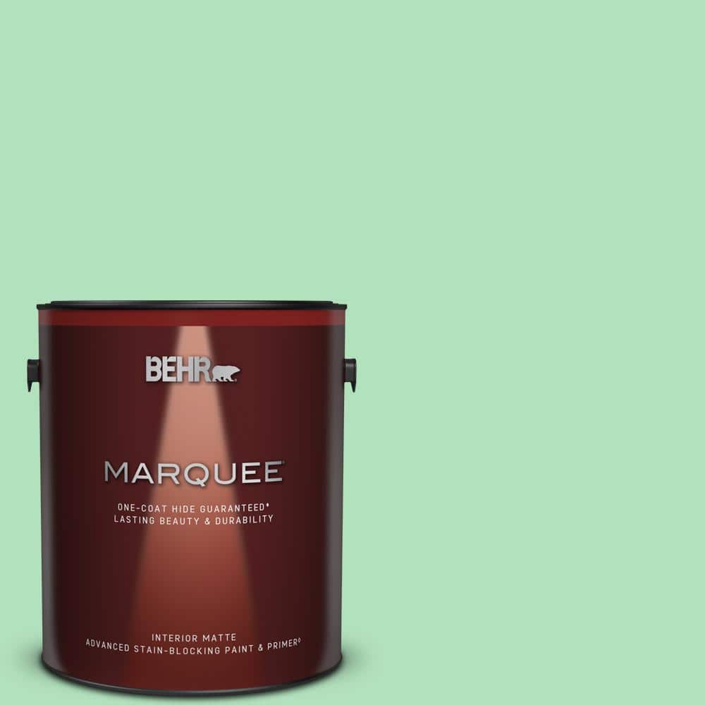 BEHR MARQUEE 1 gal. #P400-3 Folk Tale Matte Interior Paint & Primer ...