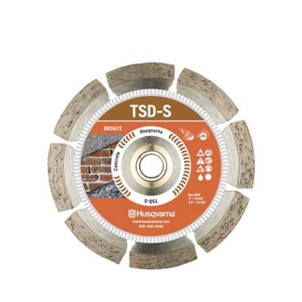 Husqvarna Tacti-Cut 4 in. Concrete and Stone Cutting Segmented Rim ...