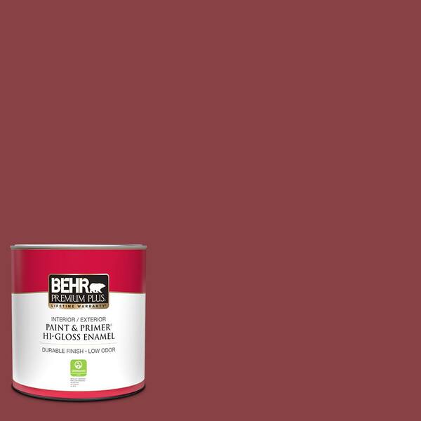 Reviews for BEHR PREMIUM PLUS 1 qt. #BIC-34 Winning Red Hi-Gloss Enamel ...