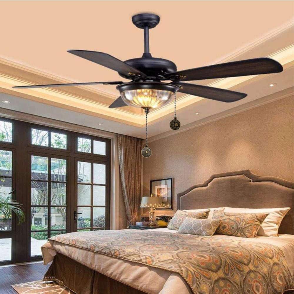 phyfalip 12 in. Bronze Ceiling Fan Pull Chains with Connector 2-Pack ...