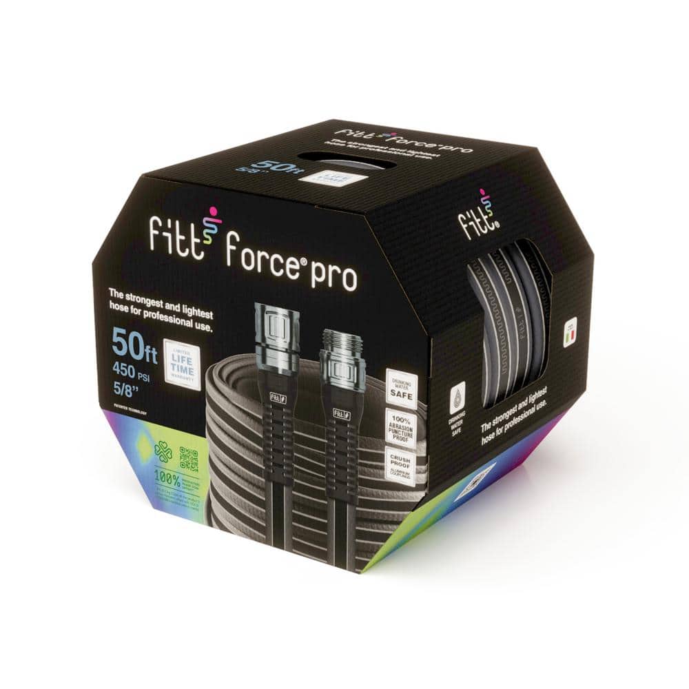 fitt 5/8 in. x 50 ft. Heavy-Duty Commercial Grade Hose FFP59006 - The ...