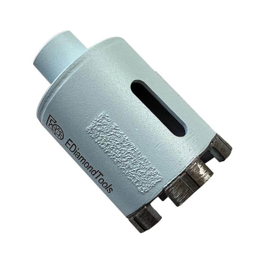 EDiamondTools 2-1/4 in. High Performance Diamond Core Bit for Granite ...