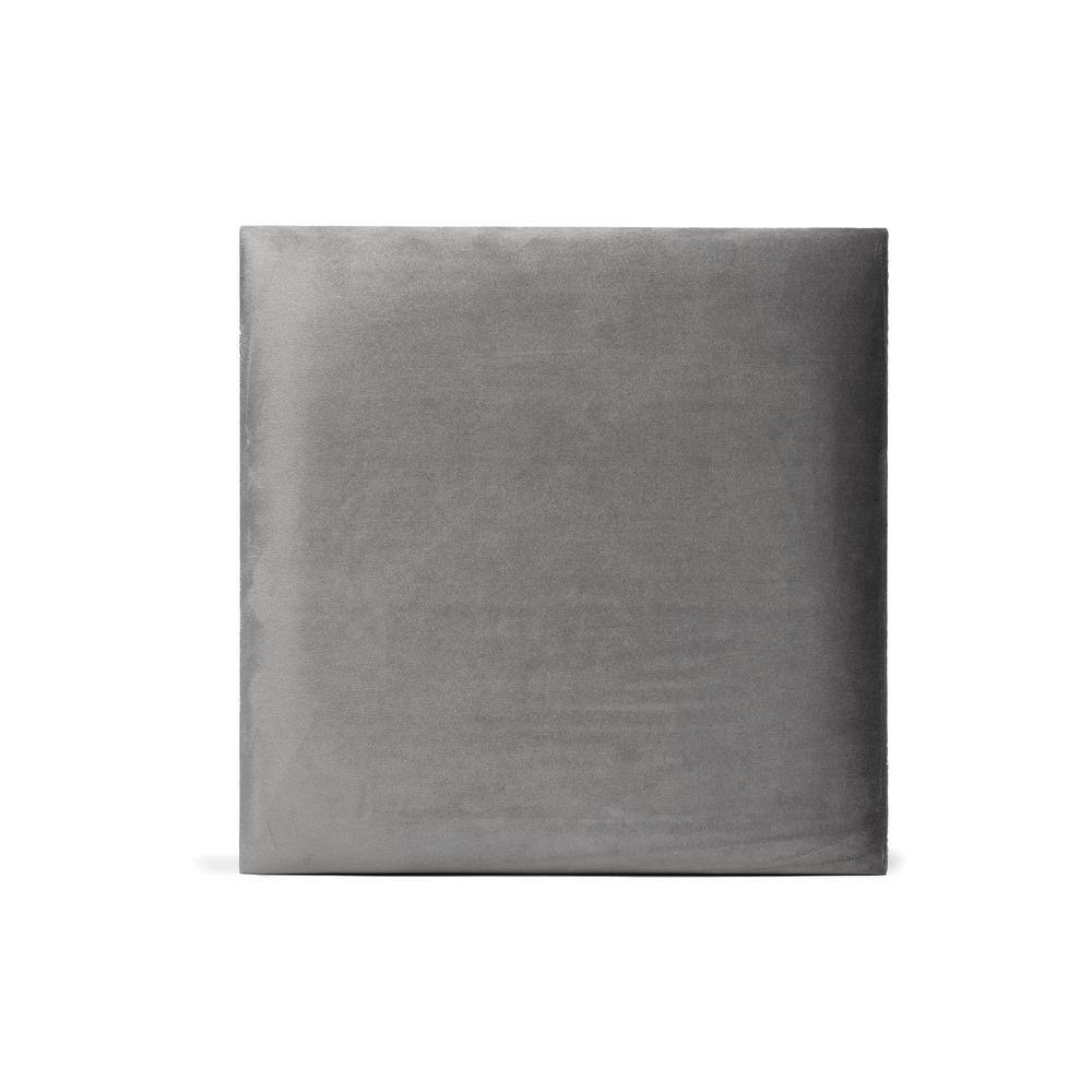 WALL!SUPPLY 1.38 in. x 12 in. x 12 in. Luxury Velvet 2-Piece Decorative ...