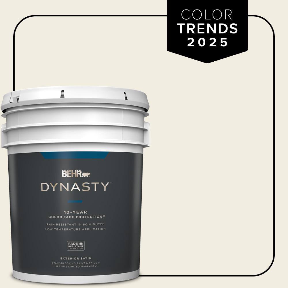 BEHR DYNASTY 5 gal. Designer Collection #DC-003 Blank Canvas Satin ...