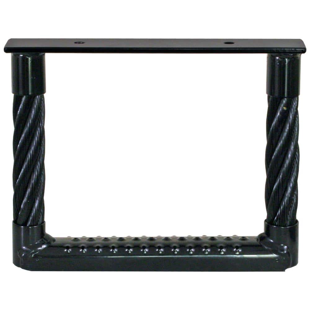BUYERS PRODUCTS Black Powder Coated Cable Type Truck Step - 9 in. x 12 ...