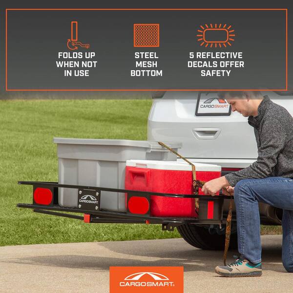 Hitch Mounted Cargo Carrier Walmart Cargo Hitch Carrier Ramp