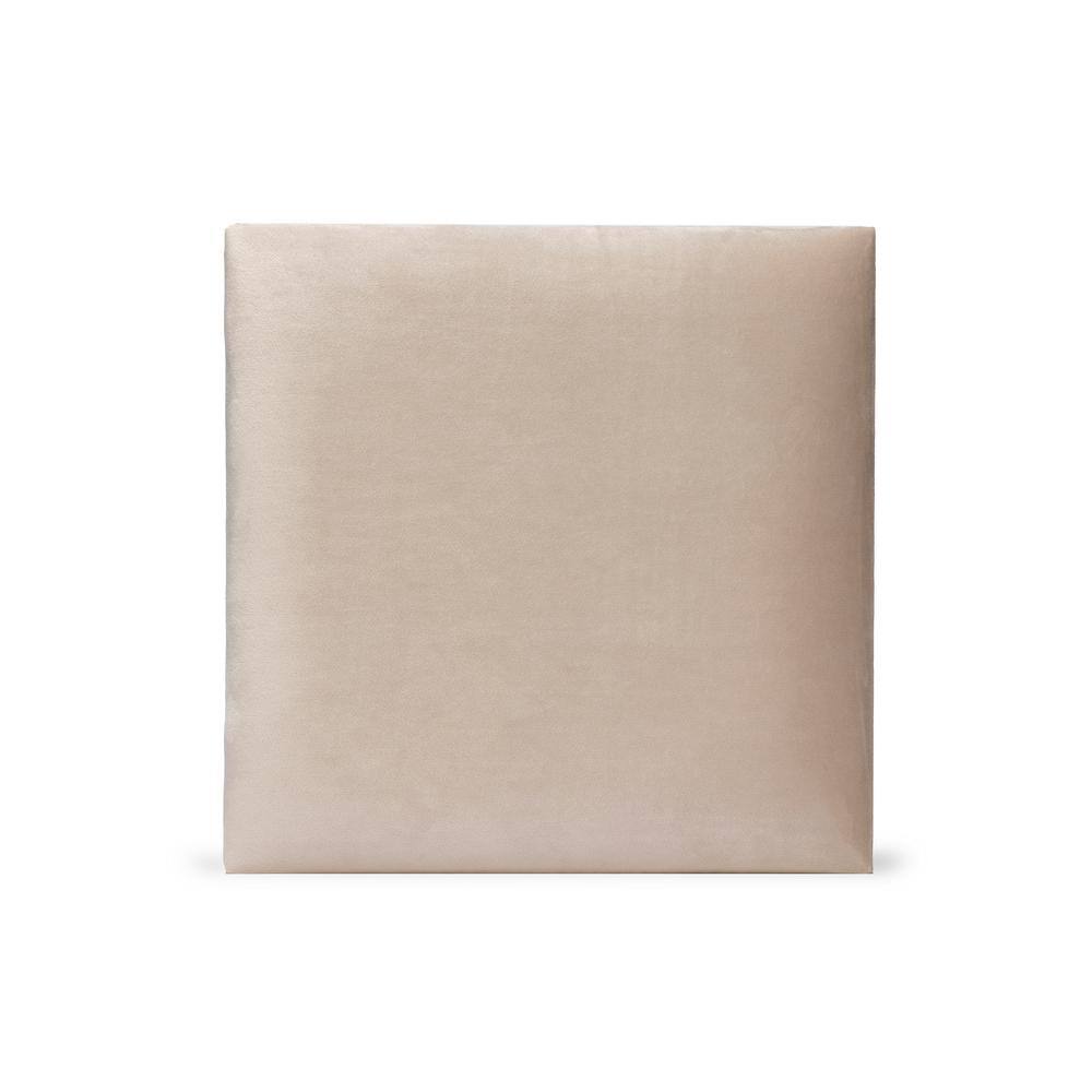 WALL!SUPPLY 1.38 in. x 12 in. x 12 in. Luxury Velvet 2-Piece Decorative ...