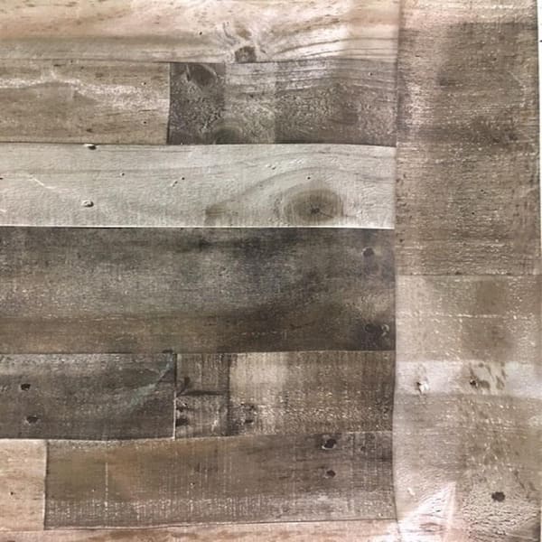 Weathered Grey Plank 32 sq. ft. MDF Paneling Z71HG1394809600 - The Home ...