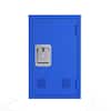 YOFE 1-Tier Steel School Locker in Blue, Detachable Compact Storage ...