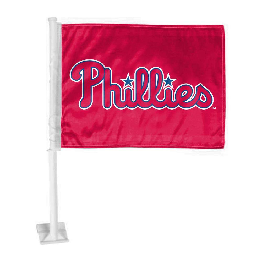 FANMATS MLB - Philadelphia Phillies Car Flag Large 1-Piece 11 in. x 14 ...