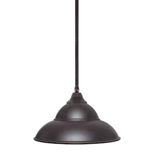 Hampton Bay Wilby 1-Light Natural Tiered Pendant Chandelier with Rattan ...