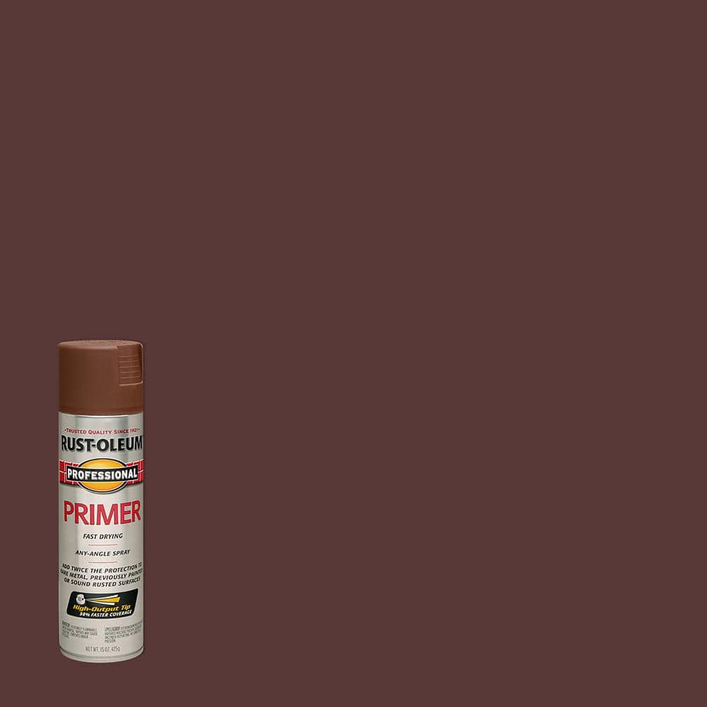 Rust-Oleum Professional 15 oz. Flat Red Primer Spray (6-Pack) 7569838 ...