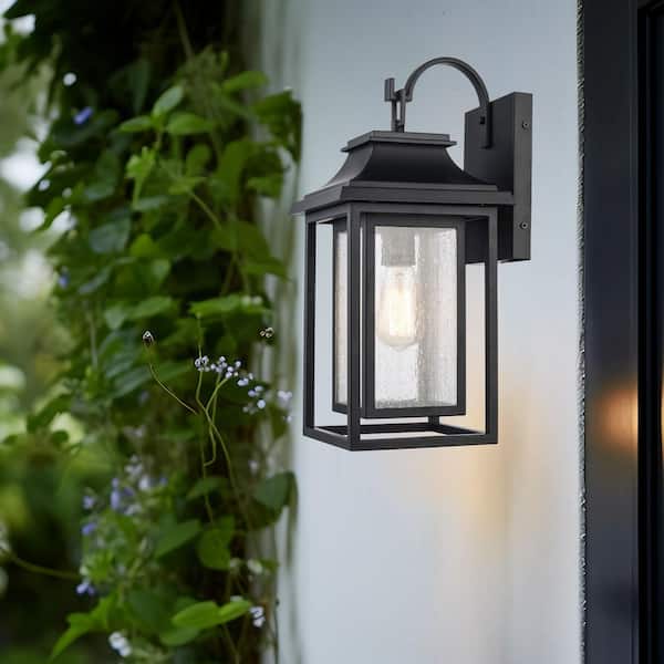 Reviews for Bel Air Lighting Bosque 18.25 in. 1-Light Black Outdoor ...