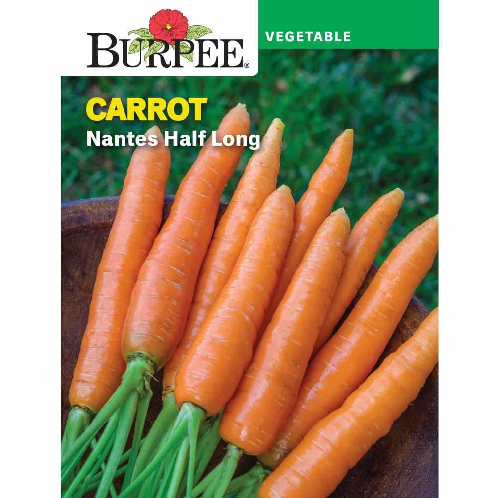 Burpee Garden Carrot Nantes Half Long Vegetable Seed 57143 - The Home Depot