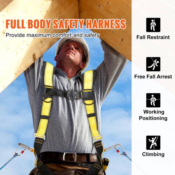Petzl Harness YJINGRUI Fall Arrest Harness, Fall Arrest Restraint ...