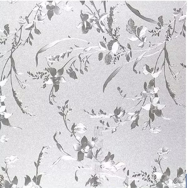 24 in. W x36 in. L Magnolia Decorative Frost Window Film, Splinter ...