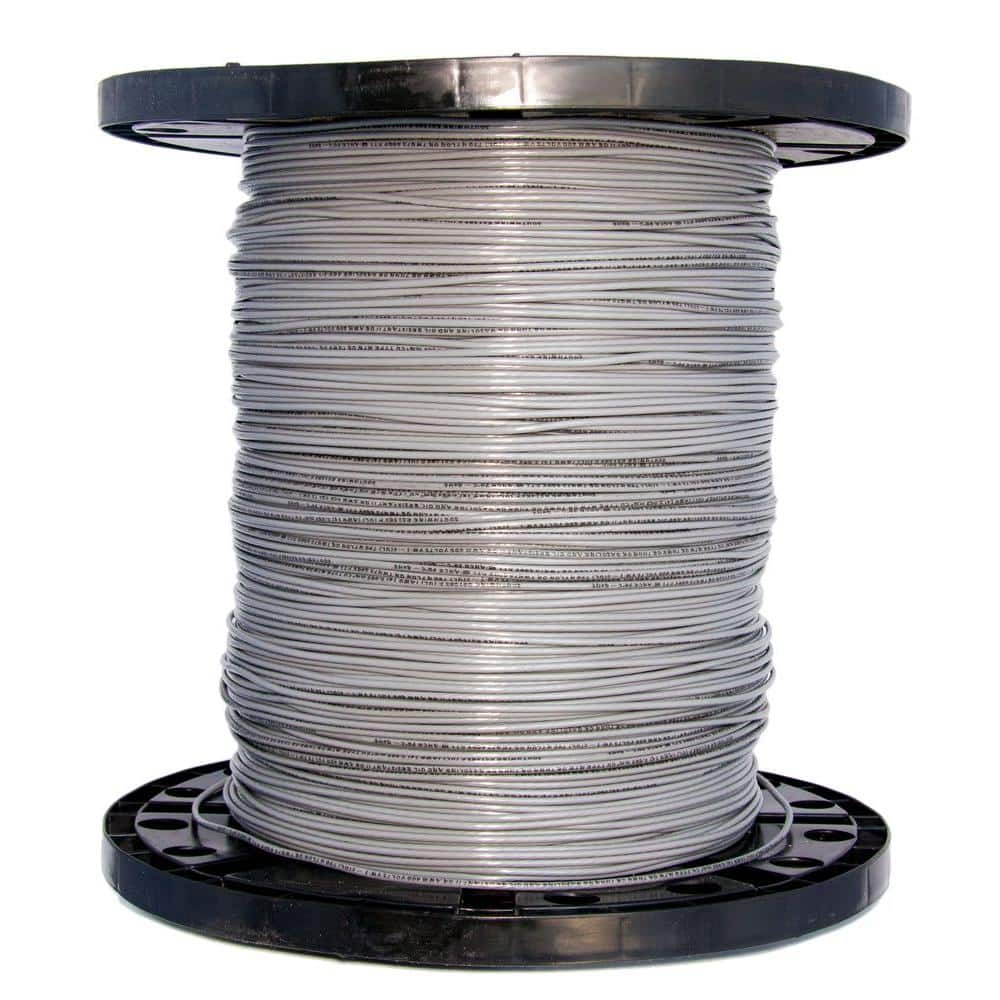 Southwire 2500 ft. 14 Gray Stranded CU THHN Wire 22963306 - The Home Depot
