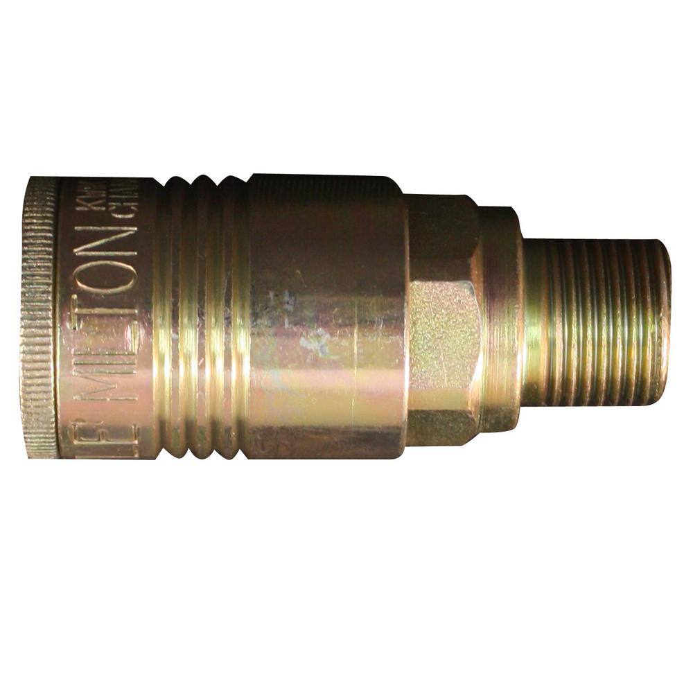 Milton 3/8 in. MNPT P Style Coupler S-1806