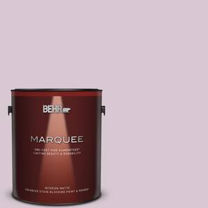 1 gal. #S110-2 Orchid Haze Matte Interior Paint & Primer
