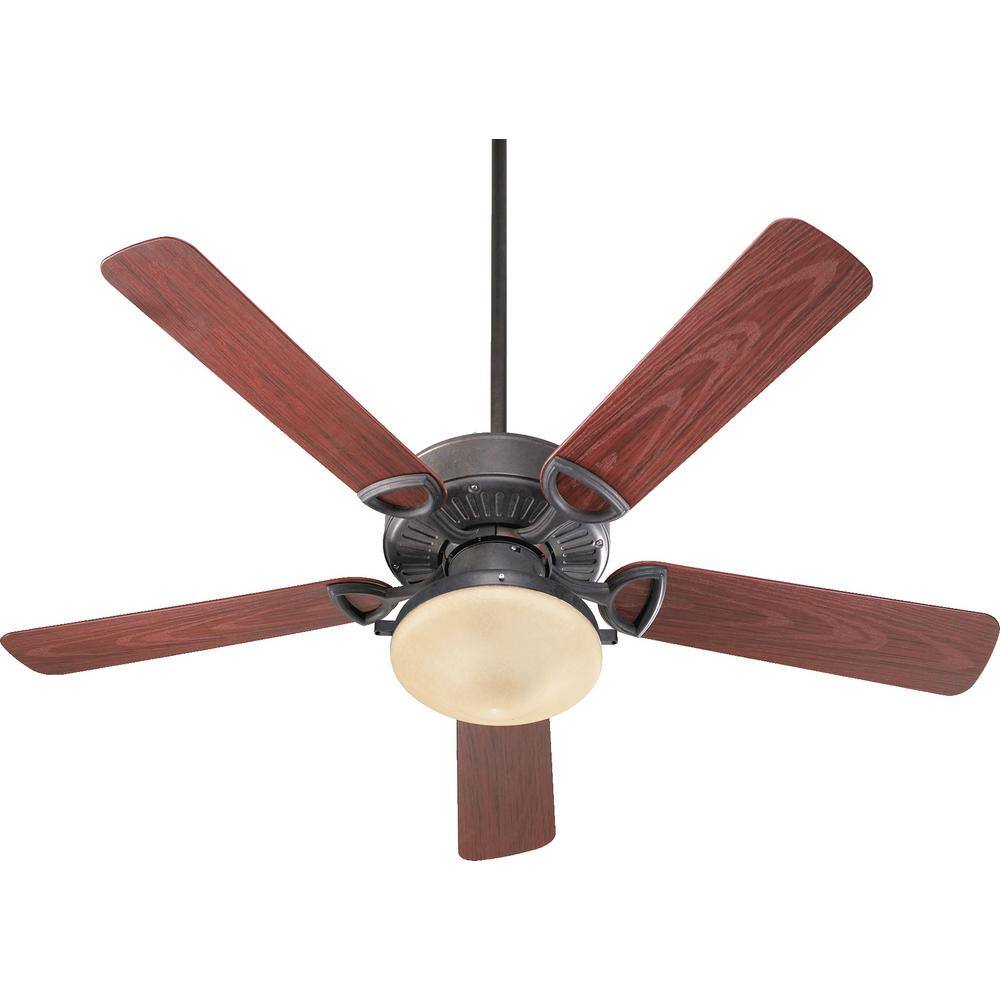 Quorum INTERNATIONAL Estate Patio 52 in. Indoor/Outdoor Toasted Sienna ...