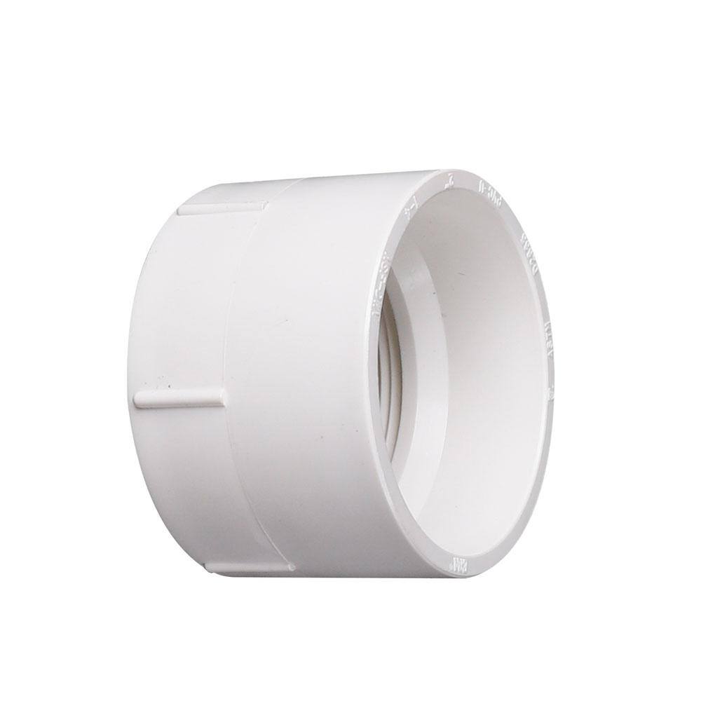 HOMEWERKS 2 in. PVC DWV Hub x FIPT Female Adapter 189170 - The Home Depot