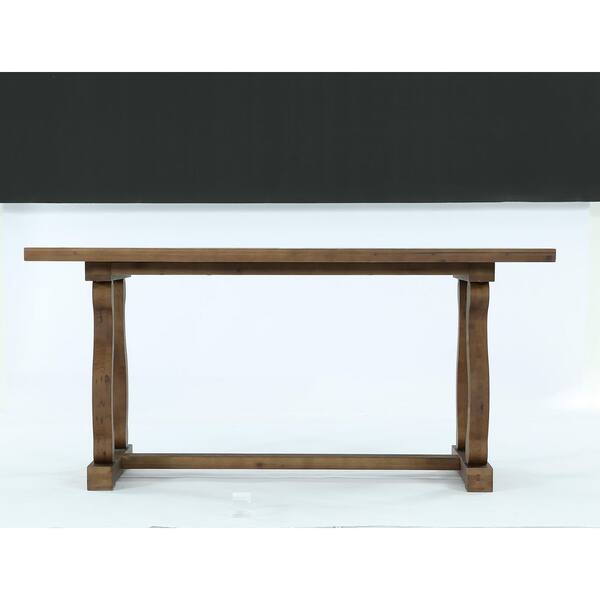 TRIBESIGNS WAY TO ORIGIN Halseey 63-Inch Long Rectangular Brown Solid ...