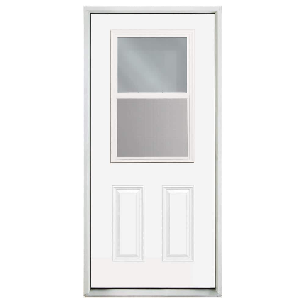 Builders Choice 36 in. x 80 in. Right-Hand/Inswing Vent Lite Clear ...