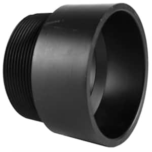 NIBCO 4 in. ABS Soil Pipe Hub x Spigot Adapter C5805HD4 - The Home Depot