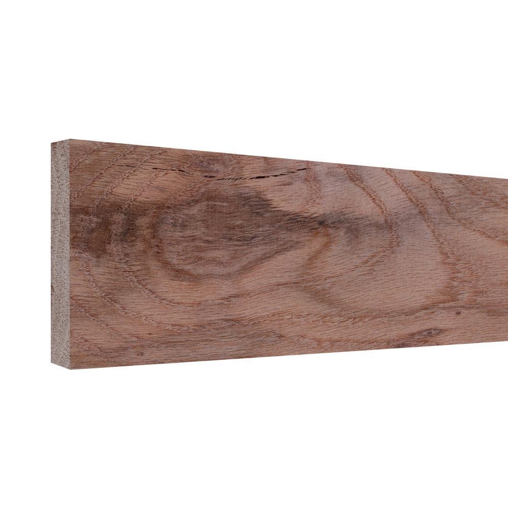 Ornamental Mouldings 1/2 in. D x 3.5 in. W x 2 ft. L Unfinished Rustic ...