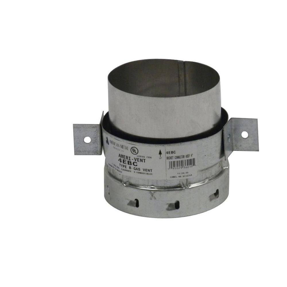 American Metal Products Type B Gas Vent 4in. Diameter Bucket Support ...