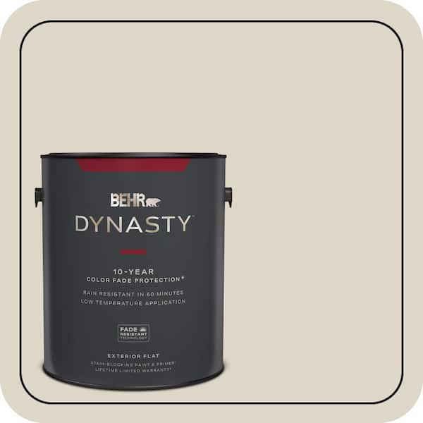 BEHR DYNASTY 1 gal. #N330-2 Prairie Dust Flat Exterior Stain-Blocking ...