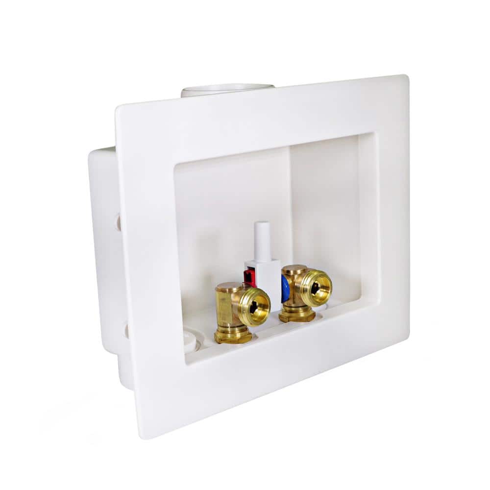 PLUMBFLEX 1/2 in. CPVC Brass Valve Fittings in White ABS Plastic ...