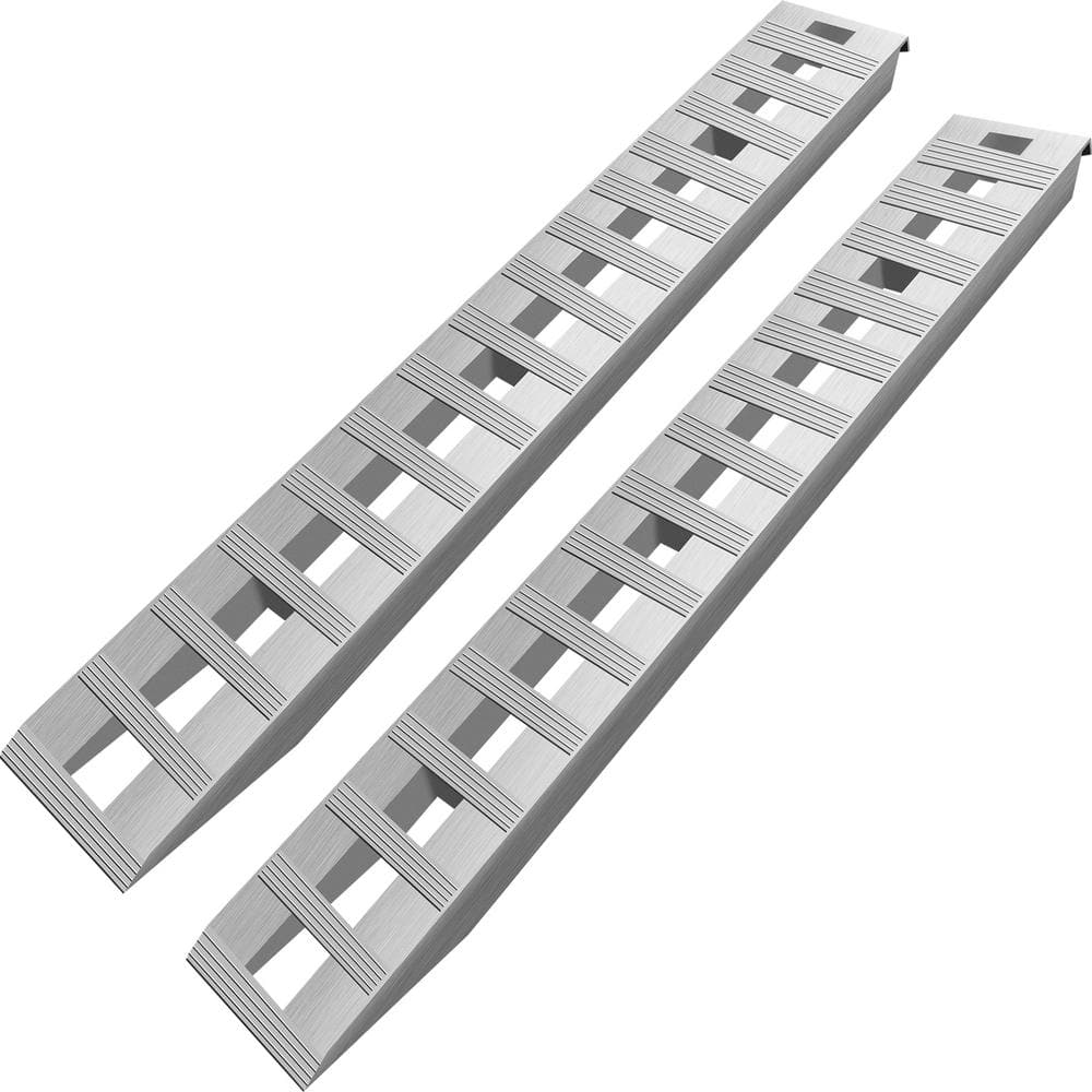 VEVOR Aluminum Trailer Ramps 84 in. x 14 in. 6000 lbs. Loading Car ...