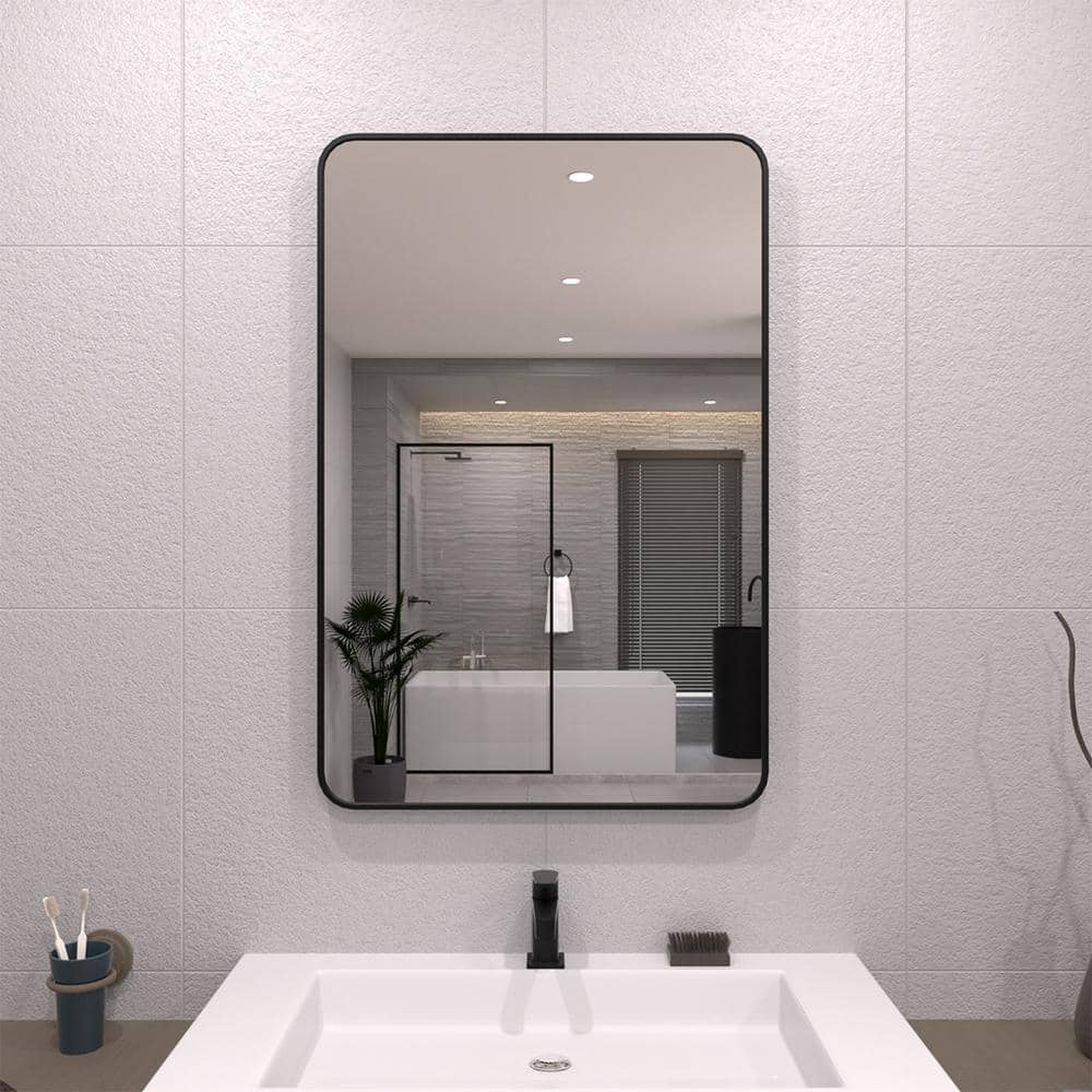 Reviews for TaiMei 24 in. W x 32 in. H Rectangular Framed Wall Bathroom ...