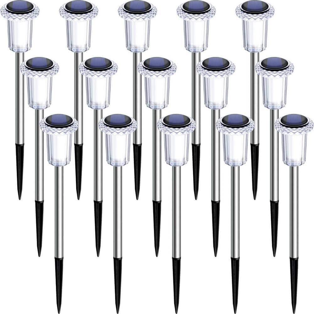 Reviews for Angel Sar Stainless Steel Waterproof Solar Garden Lights in ...