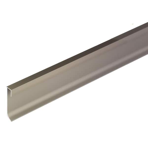 DURAL Construct LED 2-3/8 in. x 8 ft. 2-1/2 in. Aluminum Anodized ...