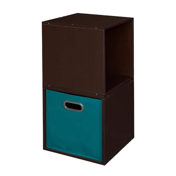 Niche 26 in. H x 13 in. W x 13 in. D Wood 2- Cube Organizer ...