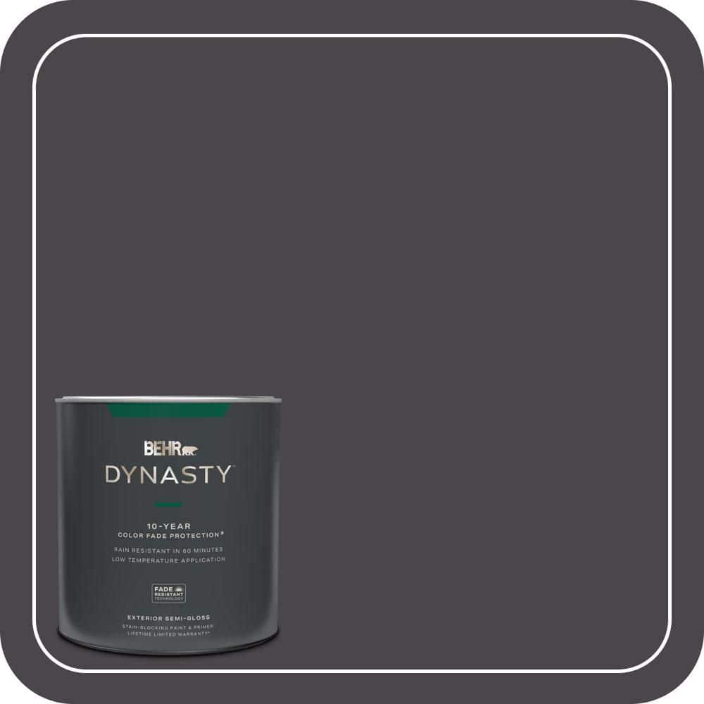 BEHR DYNASTY 1 qt. #N550-7 Catwalk Semi-Gloss Exterior Stain-Blocking ...