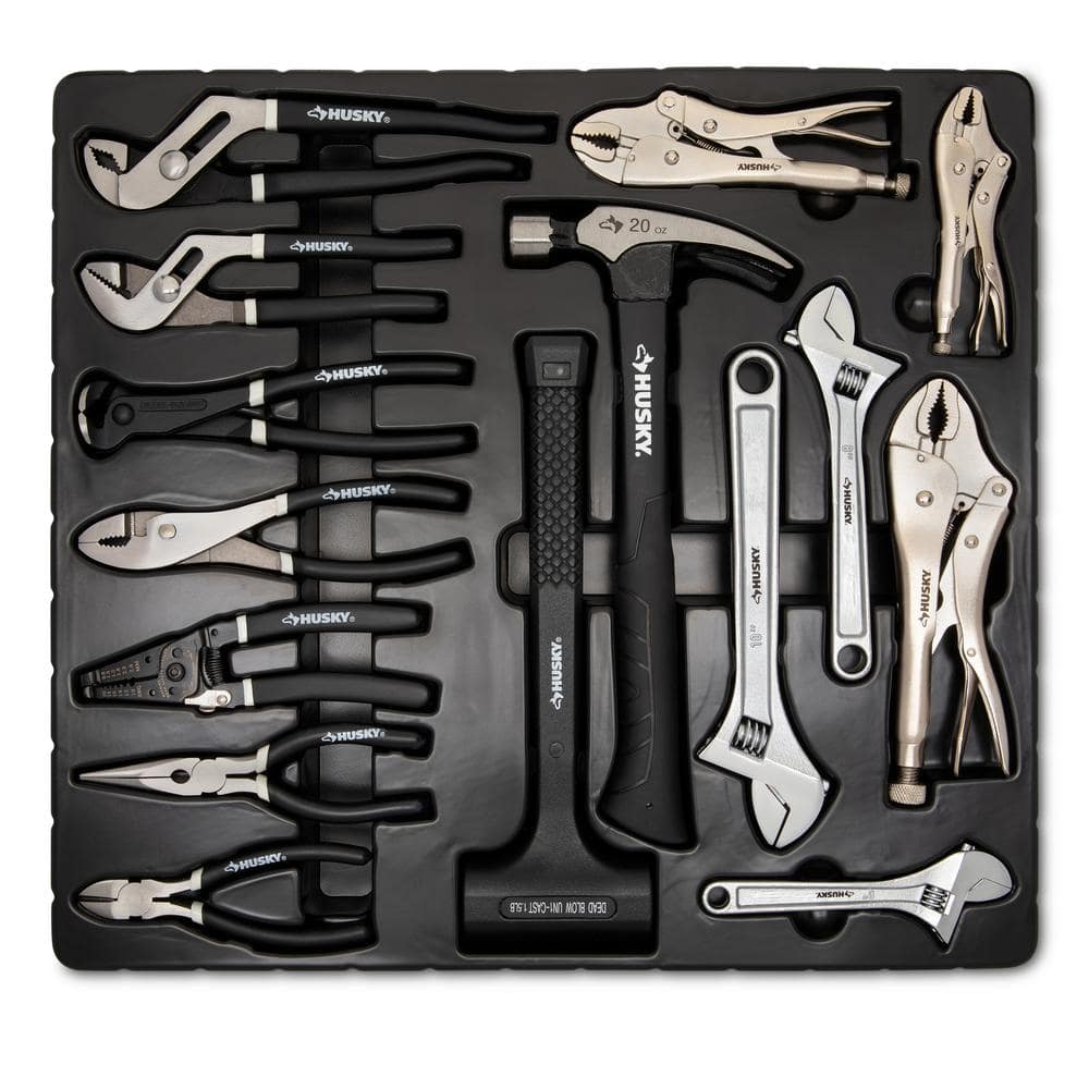 Husky Trade Tool Set (15-Piece) H15PCPLIERS - The Home Depot