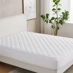 AllerEase Waterproof Protection Bedding Medium Deep Pocket Polyester Full Mattress Pad 57512ATC ...