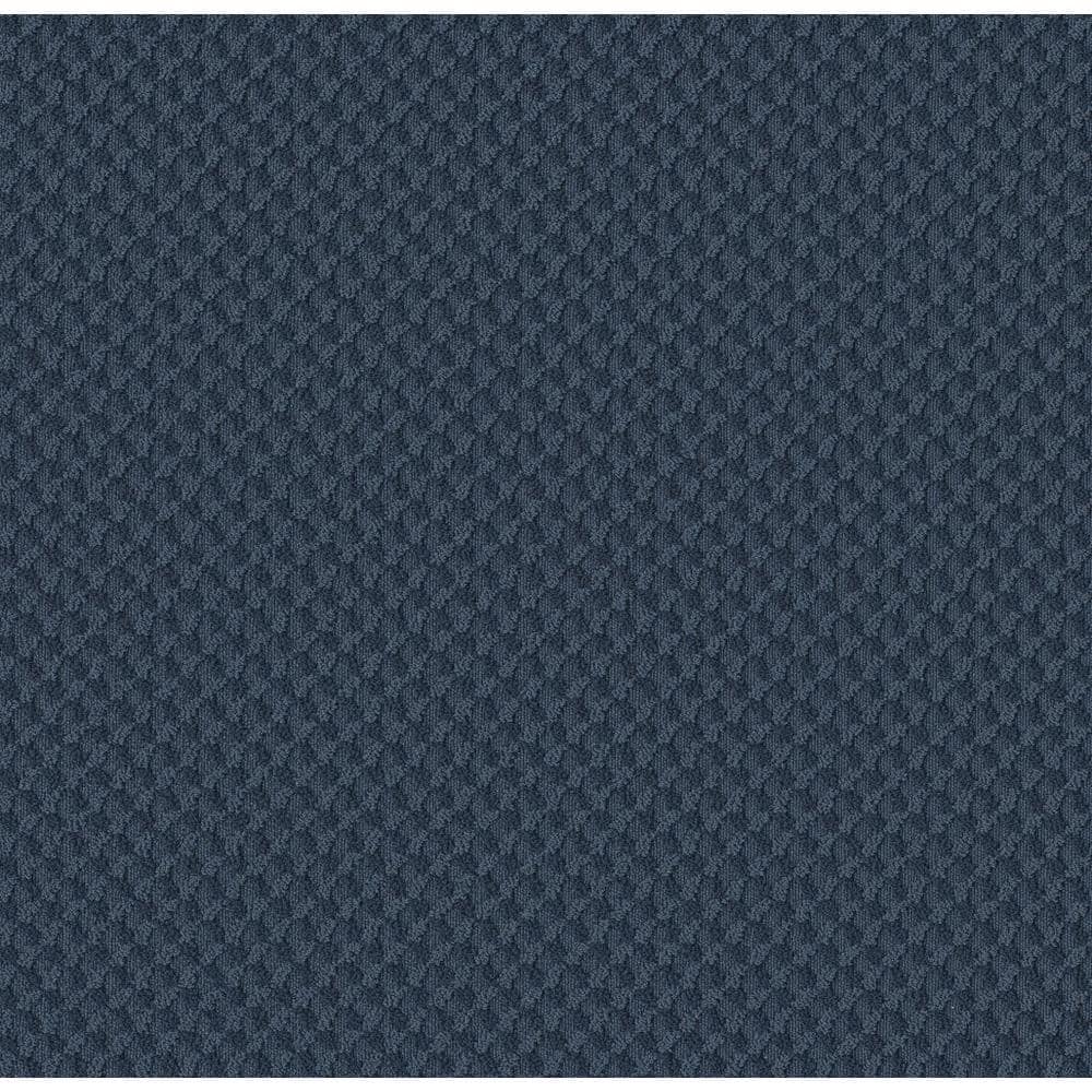 Lifeproof 8 in. x 8 in. Pattern Carpet Sample - Genevieve -Color Blue ...