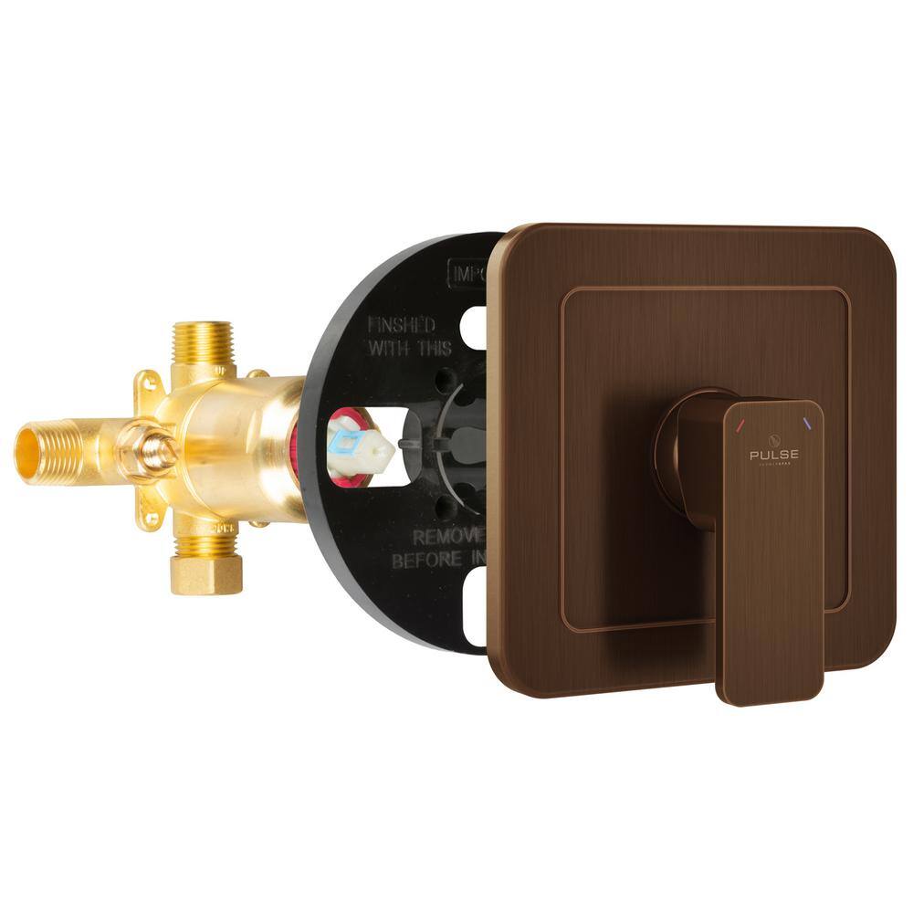 PULSE Showerspas Tru-Temp Pressure Balance in. Rough-In Valve with Oil ...