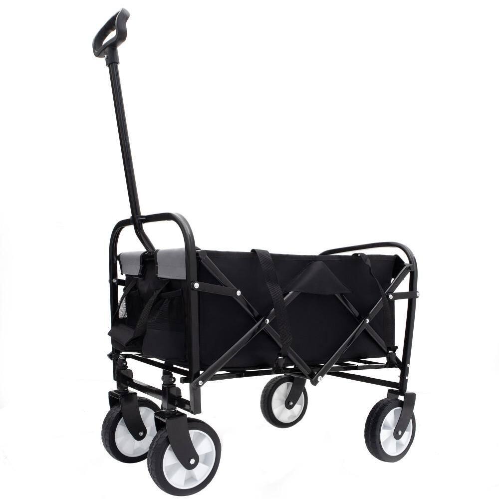 CASTNOO 10 cu. ft. Steel Garden Cart, 225 lb. Capacity Extention ...
